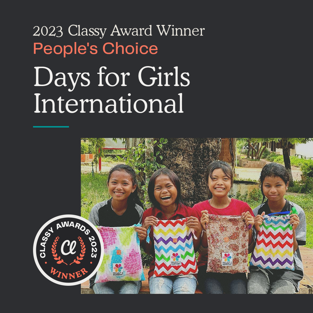 DfG Named a 2023 Classy Award Winner - Days for Girls International